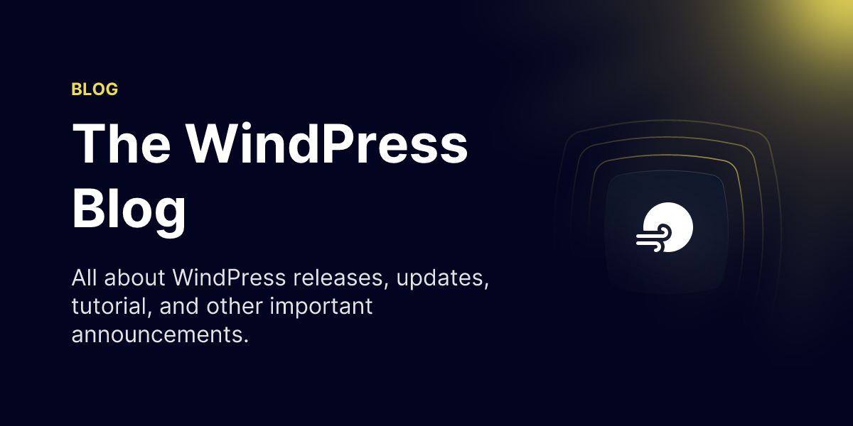 The WindPress Blog