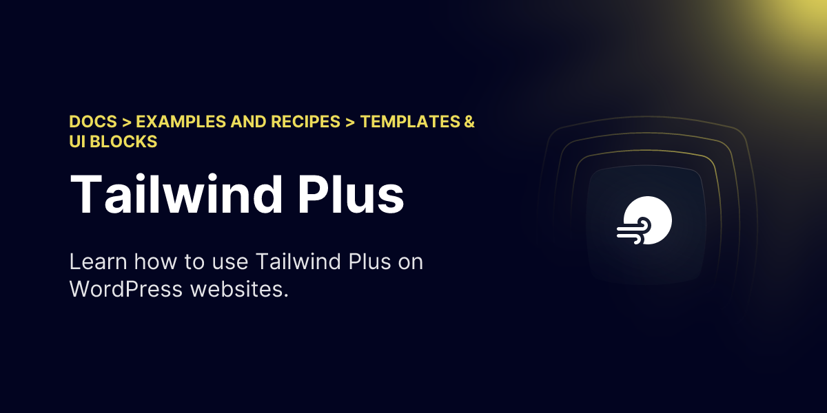 Tailwind Plus · WindPress